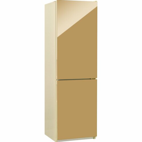 Холодильник NORDFROST NRG 152 G двухкамерный, 320 л объем, золотистый (стекло)