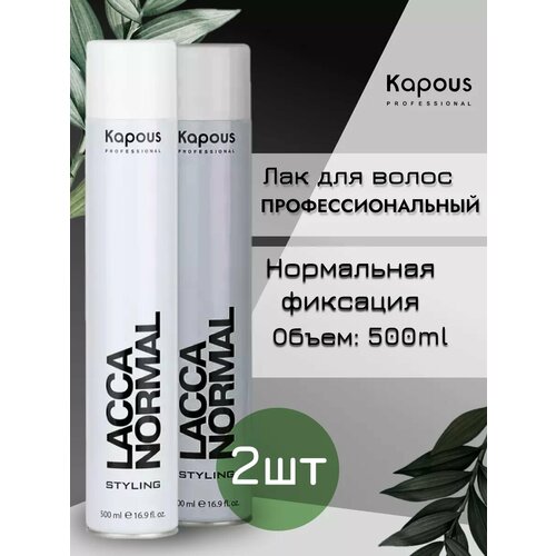 Профессиональный лак для волос нормальной фиксации набор 2 шт.