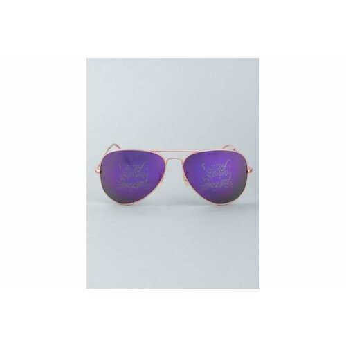 Солнцезащитные очки , фиолетовый, золотой