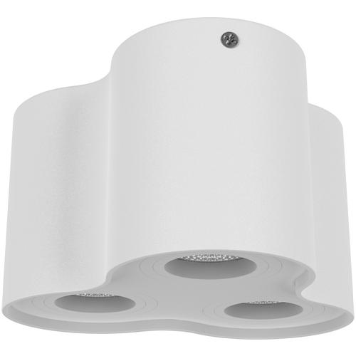 Потолочный светильник Lightstar Binoco 052036, GU10, 150 Вт, кол-во ламп: 3 шт., цвет: белый