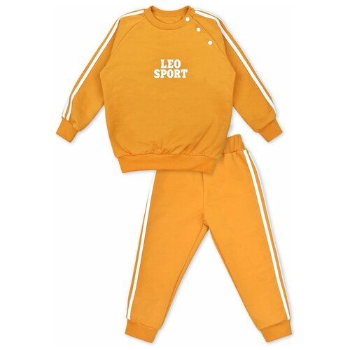 Комплект одежды LEO, размер 104, горчичный