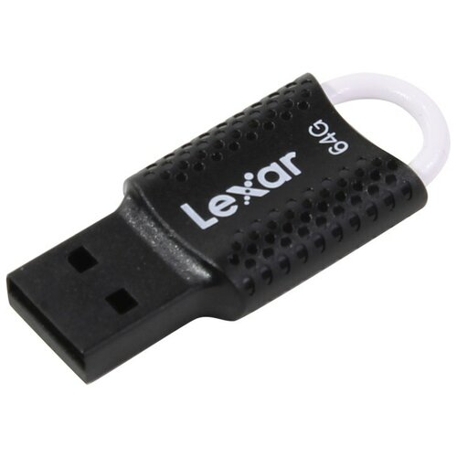 Флеш-накопитель USB 64GB Lexar JumpDrive V40 чёрный/белый