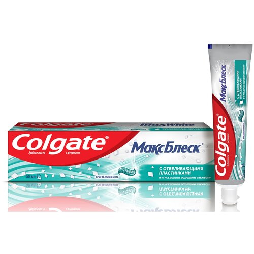 Зубная паста Colgate Макс Блеск, кристальная мята, 50 мл