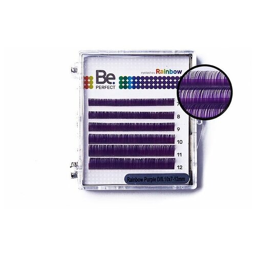 Ресницы Rainbow Purple C 0,07 7-12 mm