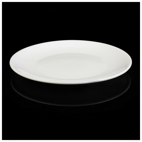 Тарелка обеденная White Label, d=22,5 см, цвет белый