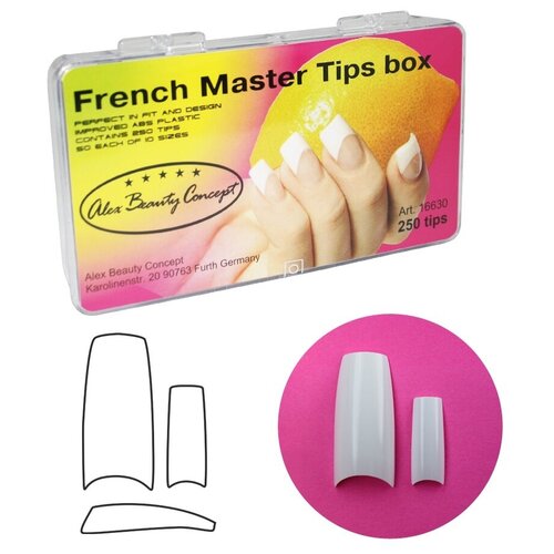 Alex Beauty Concept Типсы French Master Tips Box (100 ШТ)