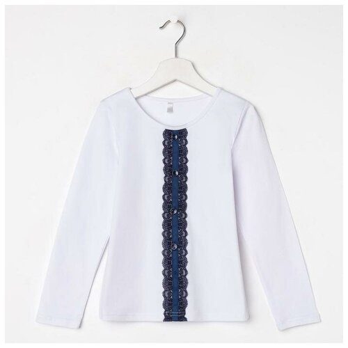 Блуза Мануфактурная лавка, размер 146, белый