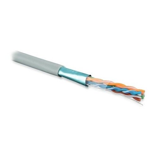 Отрезок кабеля витая пара Hyperline (арт. 4073) FUTP4-C5E-S24-IN-PVC-GY 3.7m