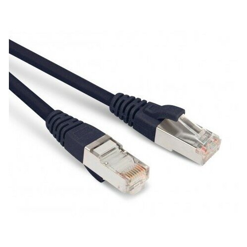 Hyperline PC-LPM-STP-RJ45-RJ45-C5e-0.5M-LSZH-BK Патч-корд F/­UTP, экранированный, Cat.5e, LSZH, 0.5 м, черный