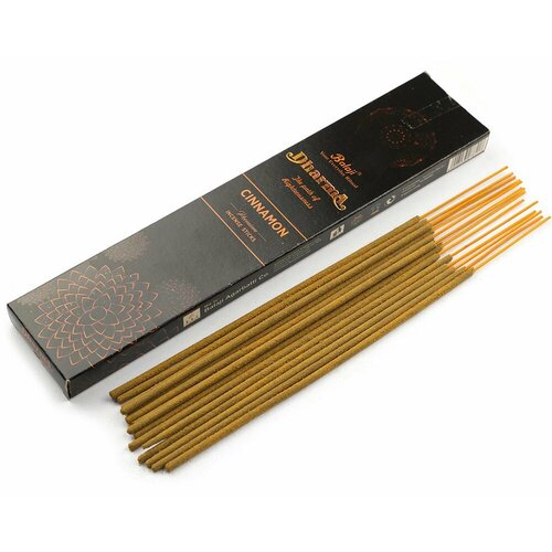 Dharma CINNAMON Premium Incense Sticks, Balaji (Дхарма корица премиальные благовония, Баладжи), уп. 15 палочек.