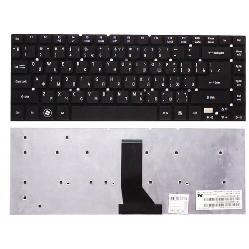Клавиатура для ноутбука Acer NSK-R50BW 0R русская, черная