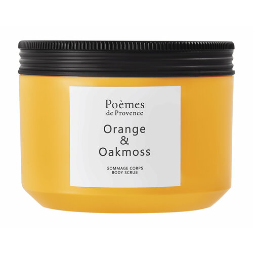 POEMES DE PROVENCE Orange & Oakmoss Скраб для тела, 300 г