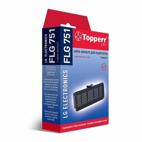 Фильтр Topperr FLG 751 для пылесосов LG Electronics (комплект из 2 шт)