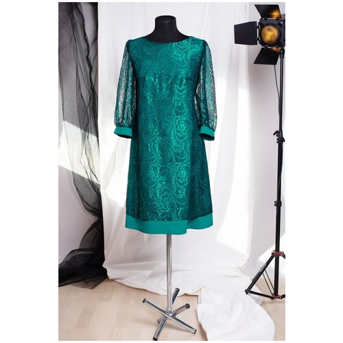 Платье Mila Bezgerts, размер 46, зеленый