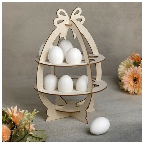 Подставка для пасхальных яиц "Пасхальное Яйцо", 30х21х21 см
