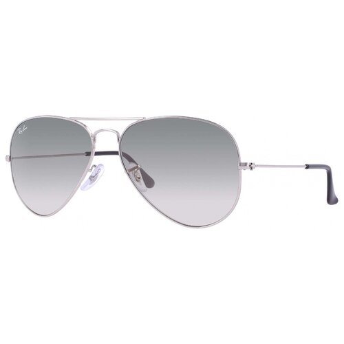Солнцезащитные очки Ray-Ban, серый, серебряный