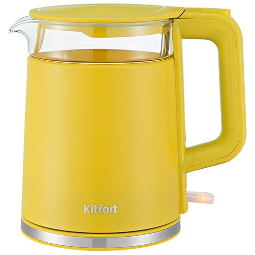 Чайник Kitfort KT-6124, желтый