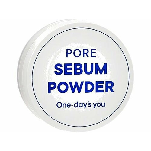 Прозрачная матирующая пудра для лица One-days you Pore sebum powder