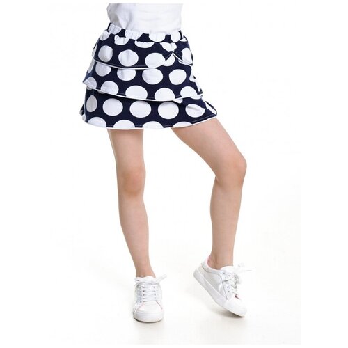 Юбка Mini Maxi, размер 116, черный, белый