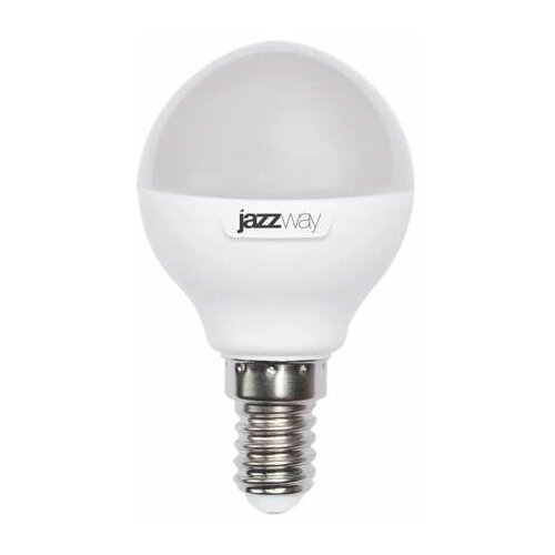 Лампа светодиодная PLED-SP G45 9Вт шар 5000К холод. бел. E14 820лм 230В JazzWay 2859600A (5шт. в упак.)