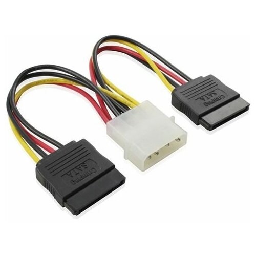 Переходник питания Molex на 2 x SATA Greenconnect GC-ST205