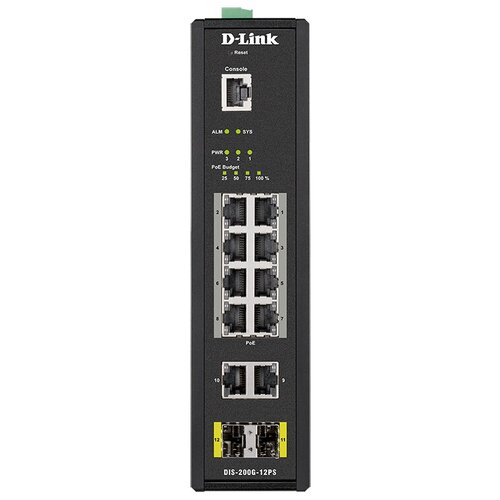 Коммутатор промышленный управляемый D-link DIS-200G-12PS/A1A