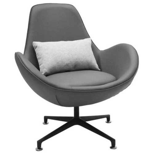Кресло OSCAR серый, 1 шт, 60х86х95 см