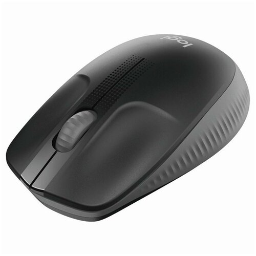 Мышь беспроводная LOGITECH M190, 2 кнопки+1 колесо-кнопка, оптическая, чёрно-серый 910-005905