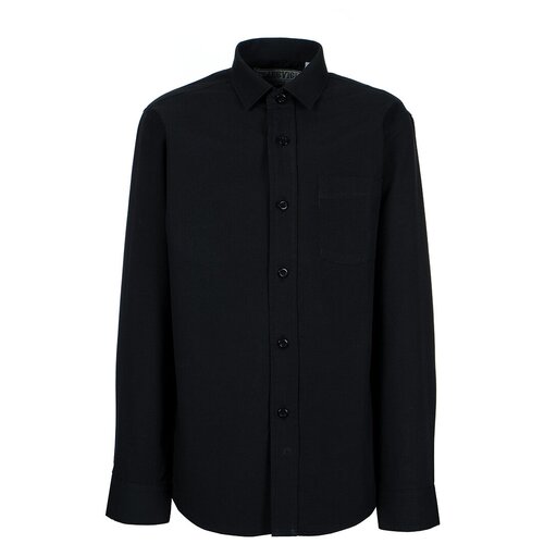 Школьная рубашка Tsarevich, размер 134-140, черный