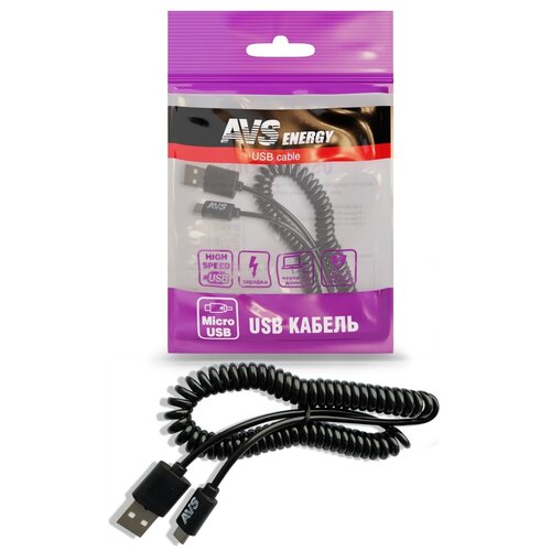 Кабель AVS micro USB(2м, витой) MR-32