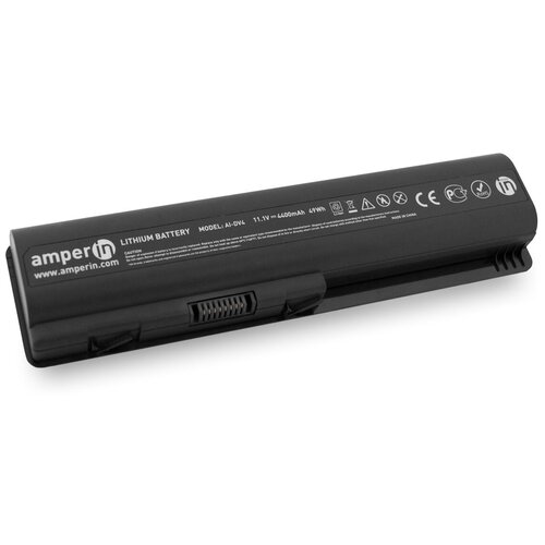 Аккумулятор Amperin для ноутбука HP Pavilion DV4, Compaq CQ40 11.1V 4400mAh AI-CQ40