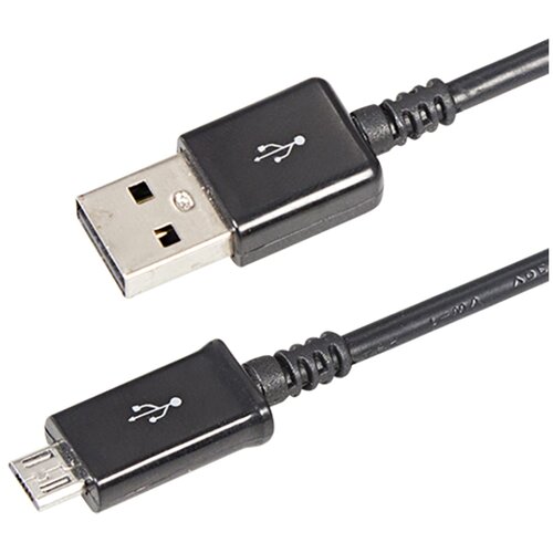 Кабель REXANT USB 2.0 - microUSB (18-4268), 1 м, черный
