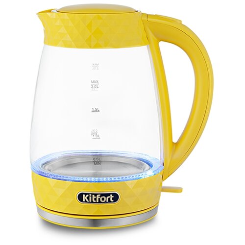 Чайник Kitfort KT-6123, желтый