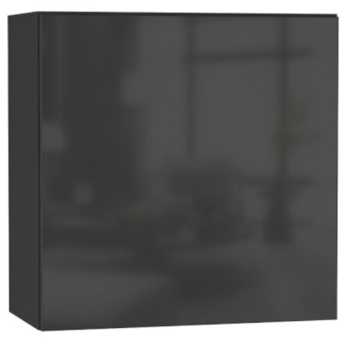 Шкаф навесной НК Мебель Point тип-60 черный глянец / черный матовый 60.4х29х60.4 см