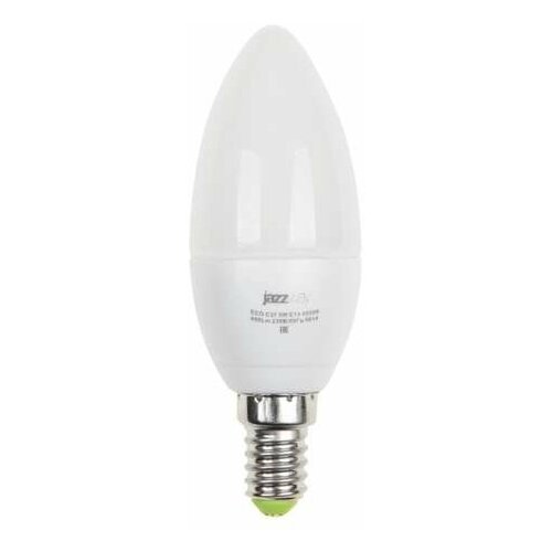 Лампа светодиодная PLED-ECO-C37 5Вт свеча 4000К бел. E27 400лм 230В JazzWay 2855329A (3шт. в упак.)