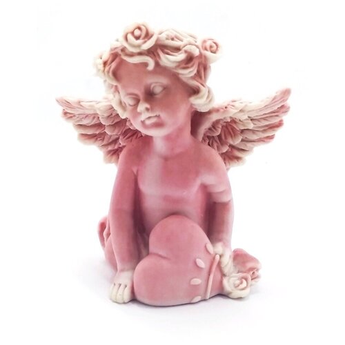 Статуэтка фигурка Ангел 8,5см Ангелочек мрамор для интерьера, сувениры и подарки, декор для дома, фигурки коллекционные