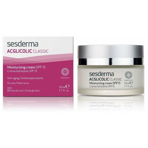  Крем SesDerma Acglicolic Classic Facial Moisturizing увлажняющий, 50 мл