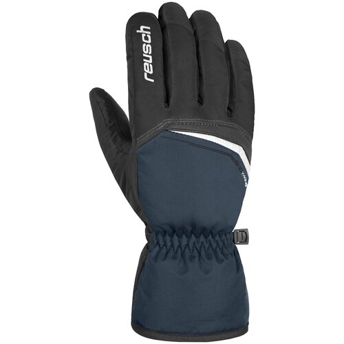 Перчатки Reusch, размер 9.5, синий, черный