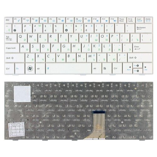 Клавиатура для ноутбука Asus 04GOA192KRU10-3, Русская, Белая