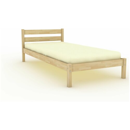 Односпальная кровать "Берёзка 1" без покрытия, 70x190 см, ORTMEX