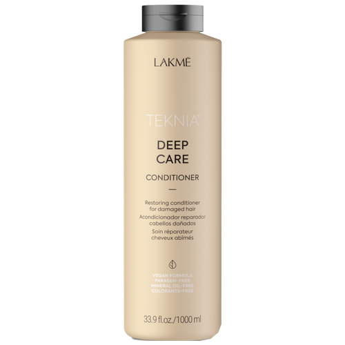 Lakme шампунь Teknia Deep care восстанавливающий для сухих или поврежденных волос, 1000 мл