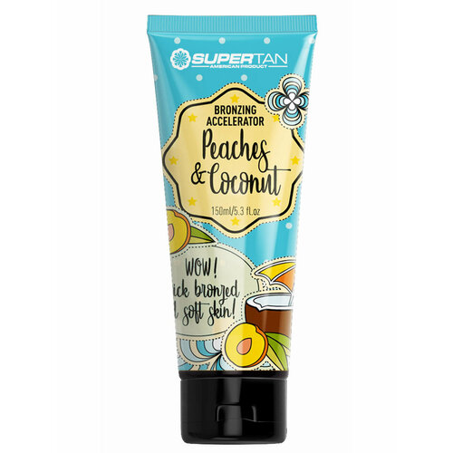 SuperTan Крем для солярия, Peaches Coconut & Cream, 150 мл