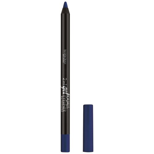 DEBORAH Карандаш для век 2 in 1 Gel Kajal & Eyeliner Pencil, оттенок 09 глубокий голубой