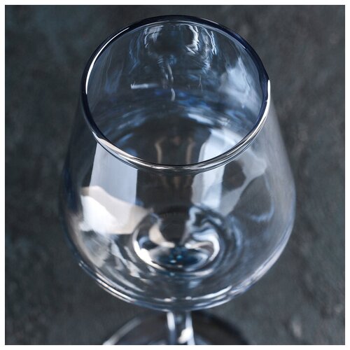 Бокал для вина "Кьянти" 400 мл, 10х22 см, синий 4336565