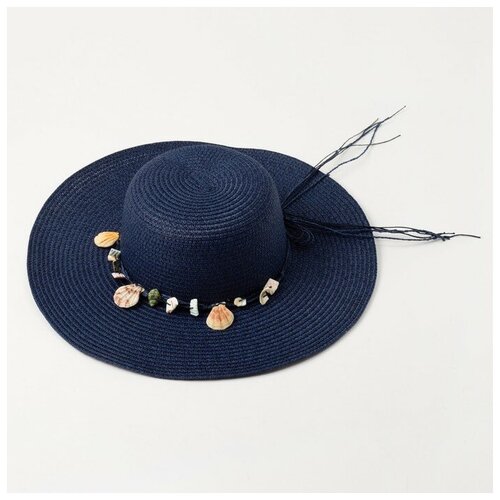 Шляпа Minaku, синий