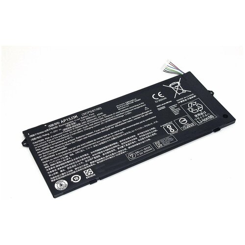 Аккумуляторная батарея для ноутбука Acer Chromebook C720 (AP13J3K) 11.25V 3990mAh 45Wh