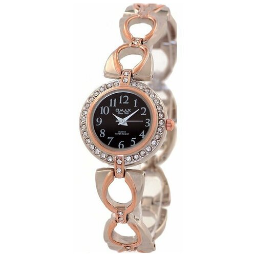 Наручные часы OMAX JES700N012, черный, розовый