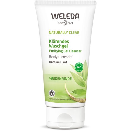Weleda очищающий гель для умывания Naturally Clear Purifying Gel Cleanser, 100 мл, 115 г