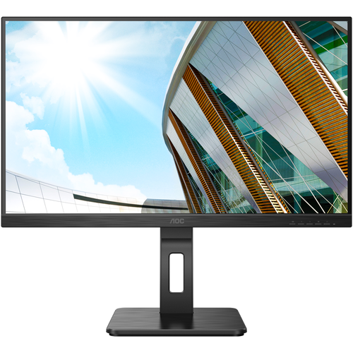 27" Монитор AOC U27P2, 3840x2160, 1 Гц, IPS, черный