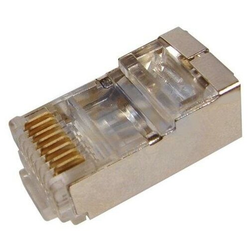 Джек RJ-45 8P8C CAT 5e (экран) Rexant 05-1023